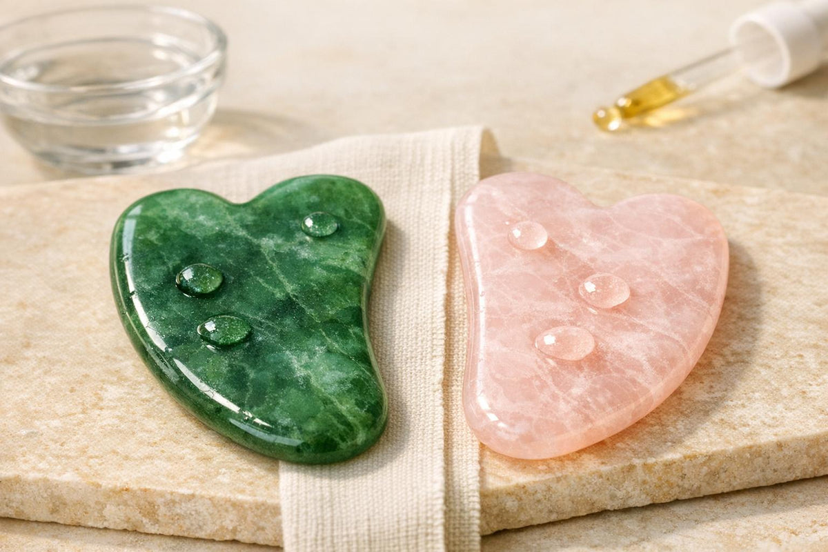Gua Sha: Jade vs Rose Quartz Tools — Beauty Pro Supplies Canada