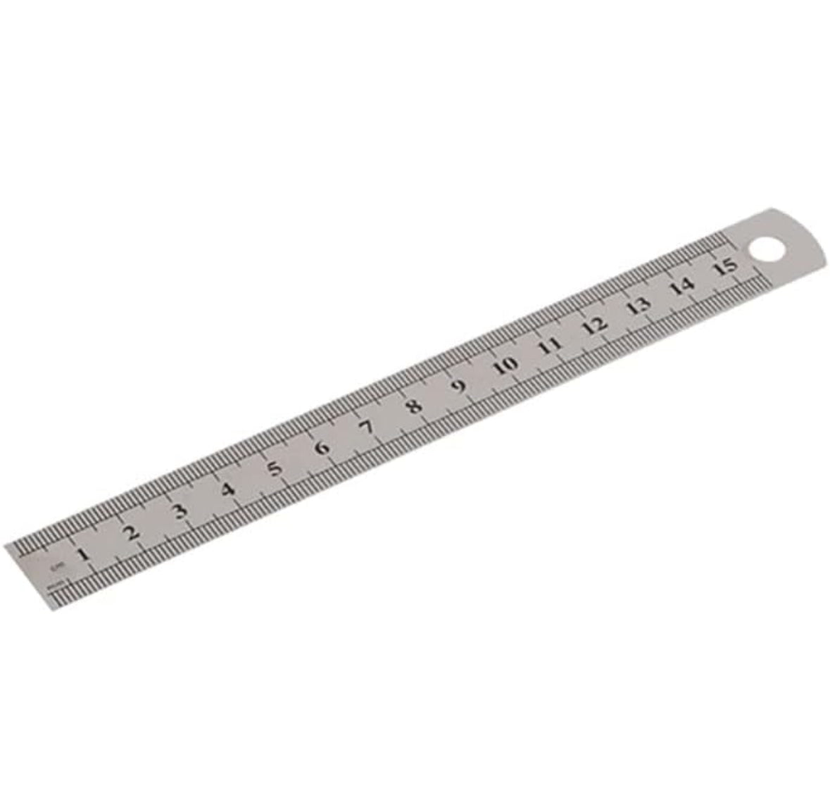Stainless Steel Ruler, 6 inch / 15cm Double Side — Beauty Pro Supplies ...