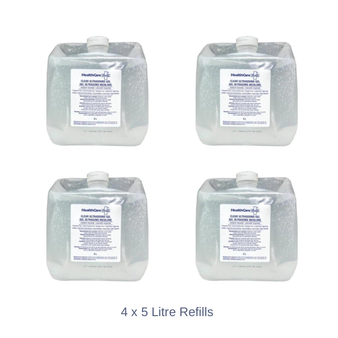 Ultrasound Gel / Laser Gel, Medium Viscosity, Clear, 5L Refill – Beauty ...