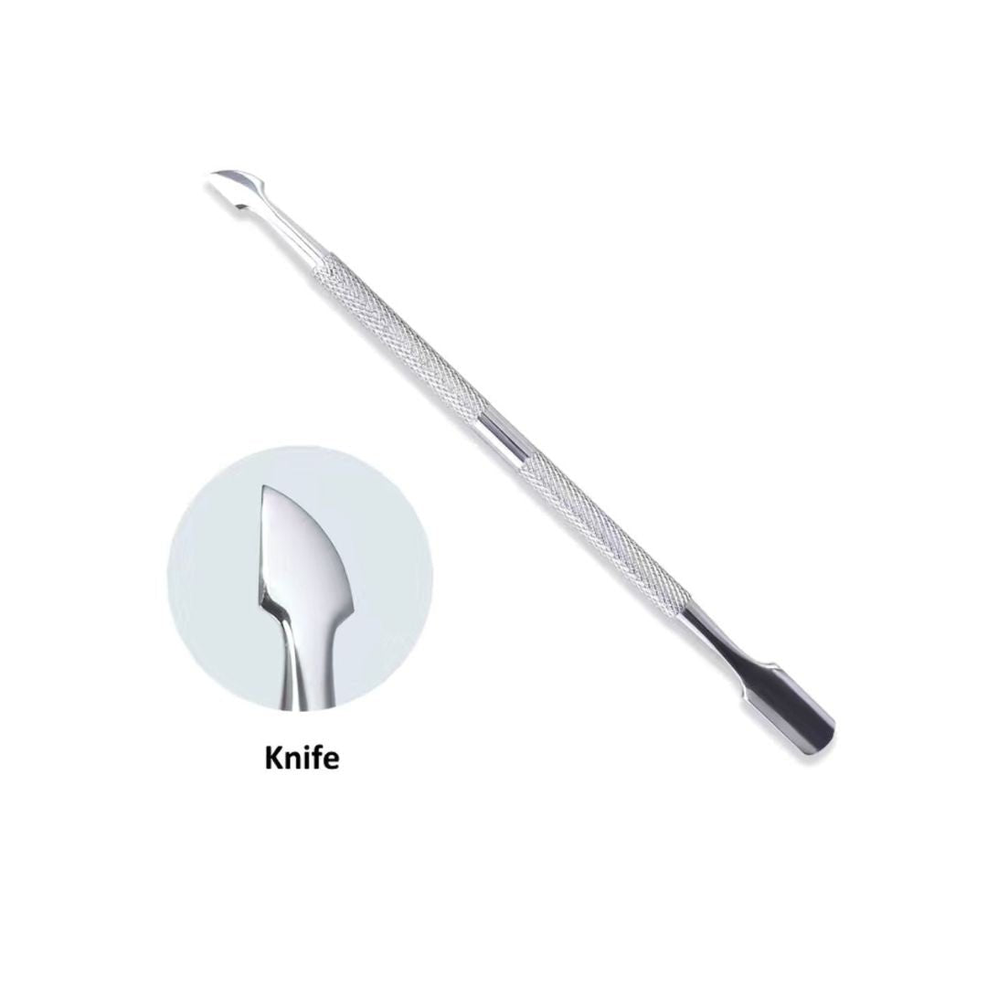 Cuticle Pusher + Cutter Double-Ended Professional Nail Tool — Beauty ...