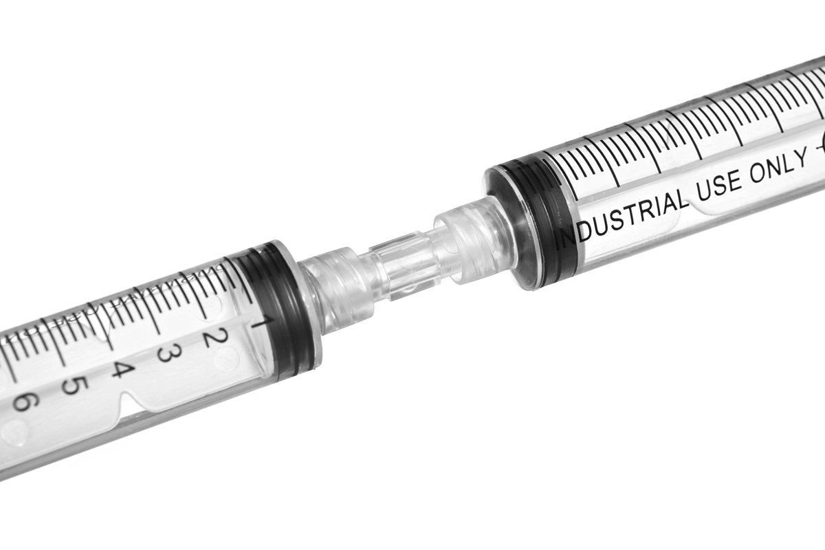 Female to Female Luer Lock Connector Adaptor / Syringe Coupler, Sterile ...